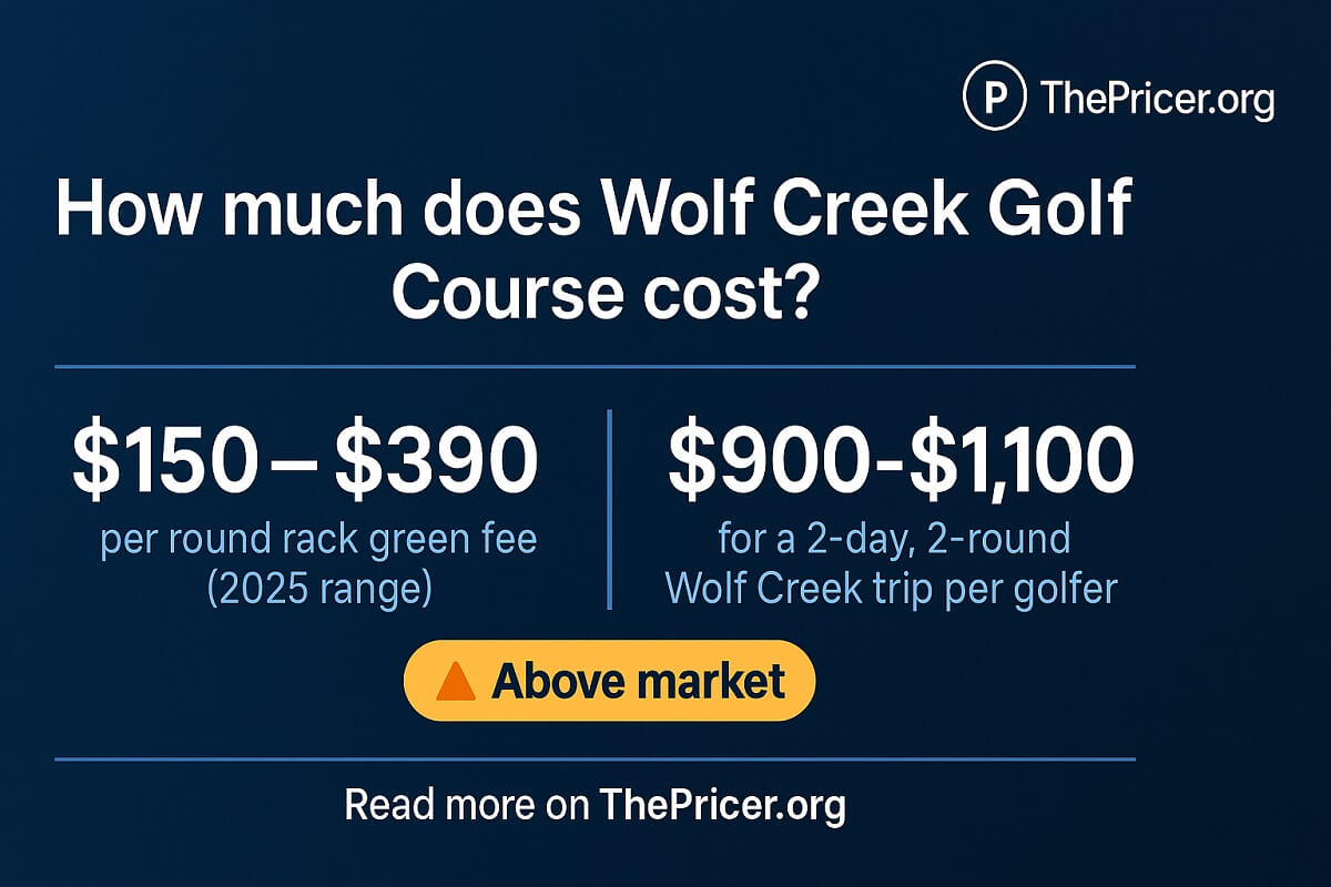 How Much Does Wolf Creek Golf Course Cost?