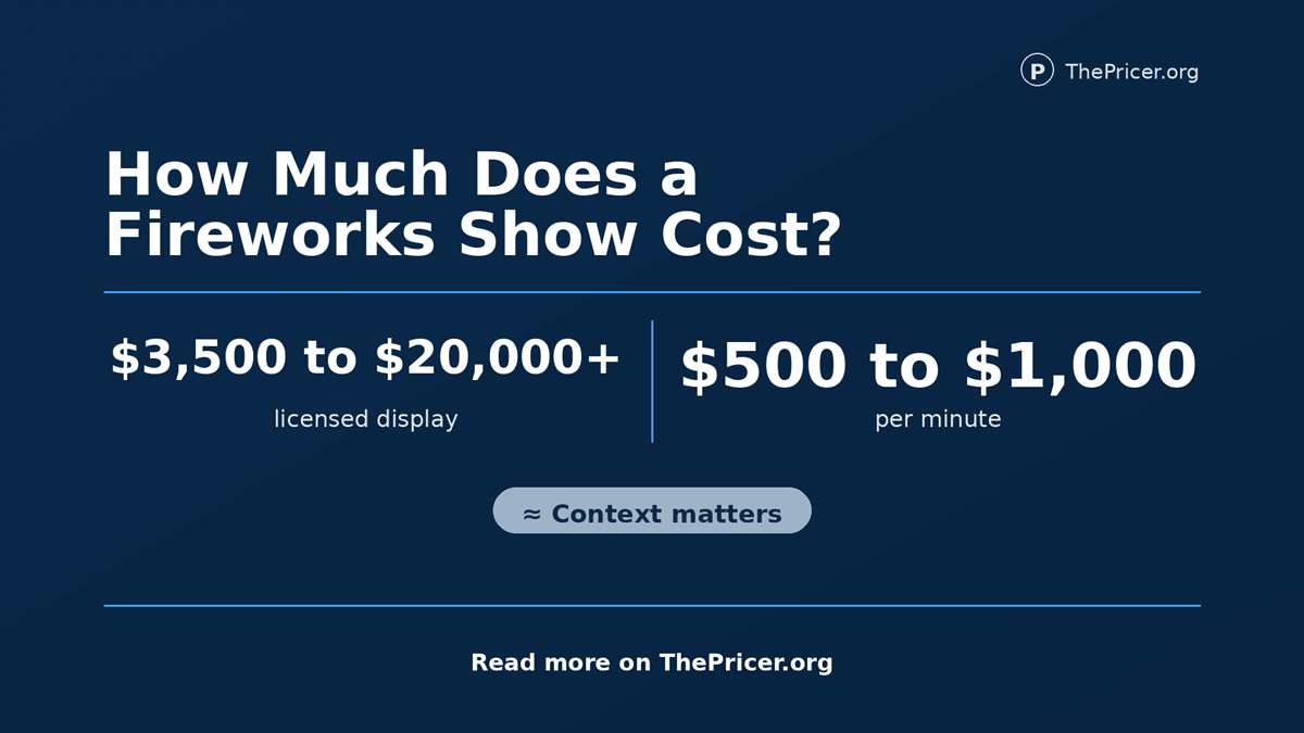 How Much Does A Fireworks Show Cost?